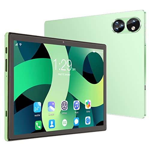 RTLR Tablet PC, Dual WiFi 100-240V Octa Core CPU Dual Camera 128GB Expandable 10.1 Inch Tablet 2 Card Slot for Entertainment (US Plug)
