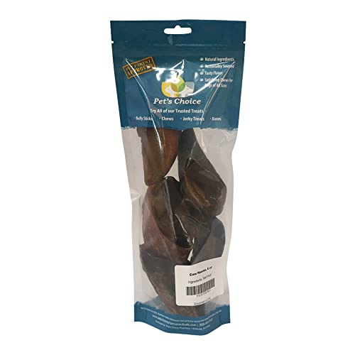 Pet's Choice Naturals Natural Dog Treats, Cow Hooves, 6 Count, Brown (BF-H-6PK)