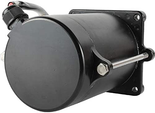 New 12 Volt Salt Spreader Motor Compatible with/Replacement For Buyer 1400601SS 1400701SS 2.5-4.5 Cubic YD Conveyor 3016309 4.606in OD, 0.748in Shaft OD, 10.669in Length