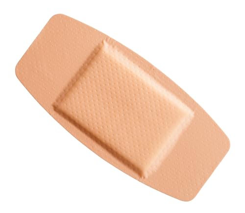 Extra Large Adhesive Bandage Patch – 2’’x4.5’’ Sterile Sheer Plastic Bandages Breathable & Flexible with Non-Stick Pad and 4 sided seal, Latex Free for First Aid Kit Wound Care (1)