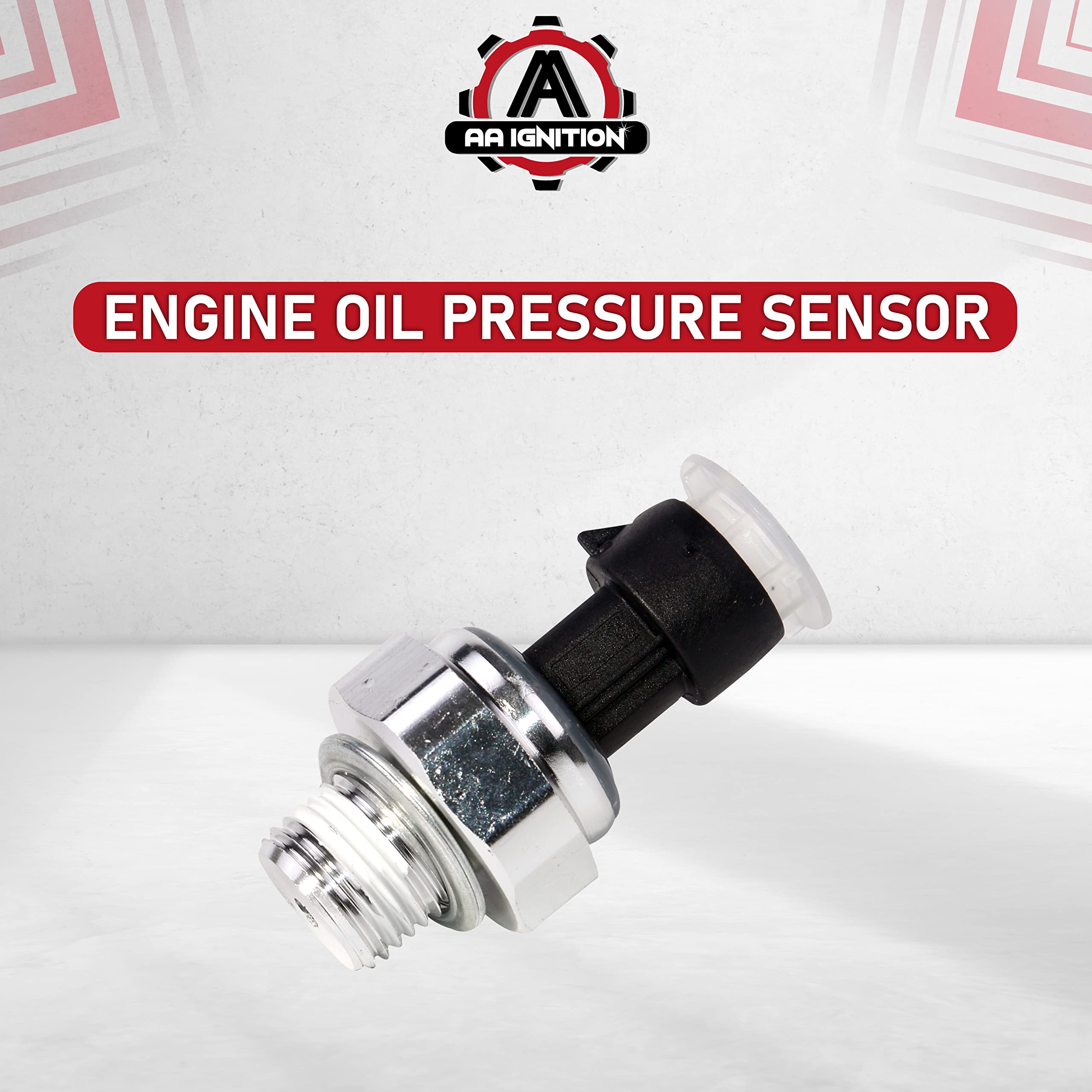 Engine Oil Pressure Sensor Switch - Replaces 12677836, D1846A, 926040, 12585328 - Compatible with Chevy, GMC and Other GM Vehicles - Silverado, Suburban, Sierra, Trailblazer, Tahoe, Grand Pri