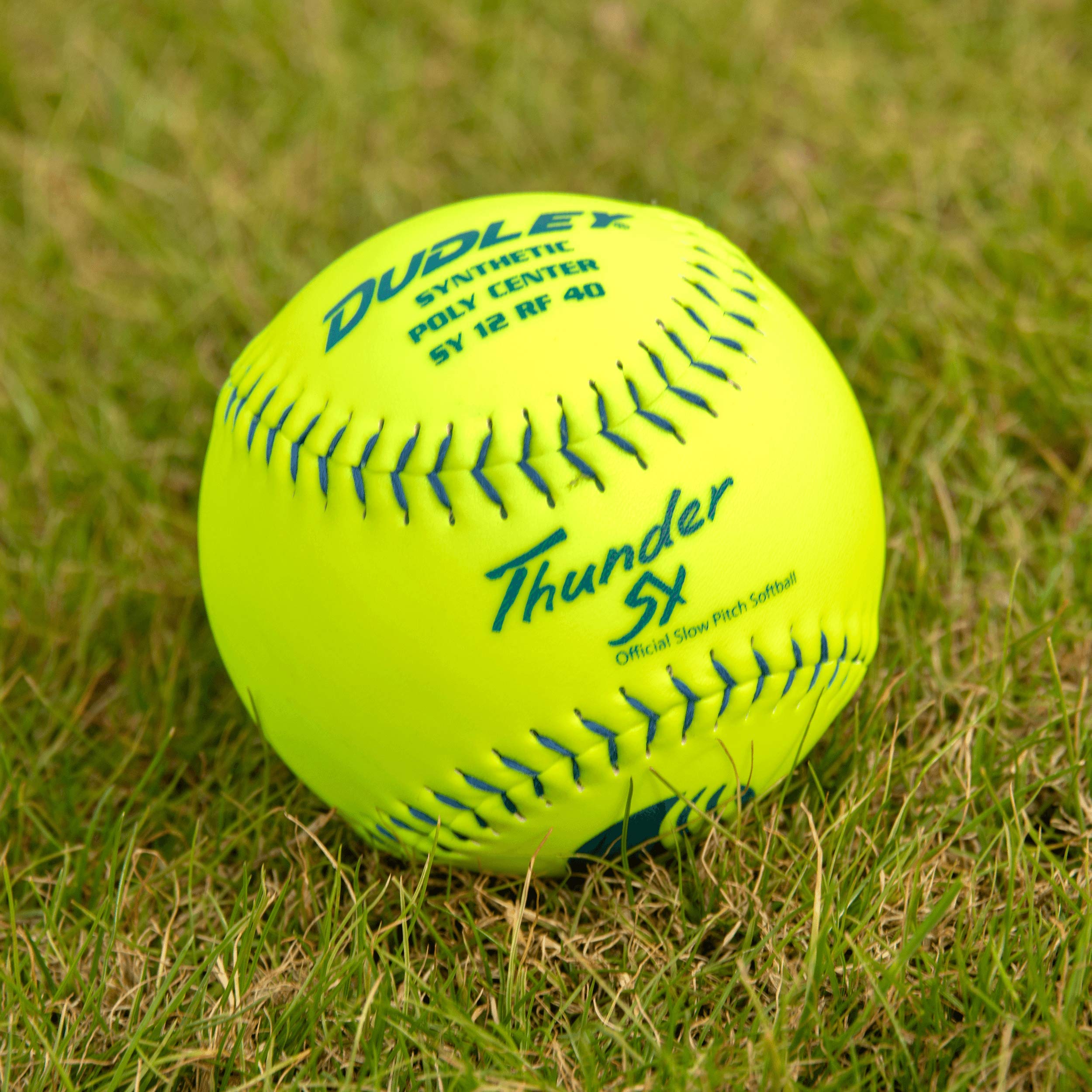 Dudley USSSA Thunder Heat Classic W Stamp Softball - Leather Cover - 12 pack