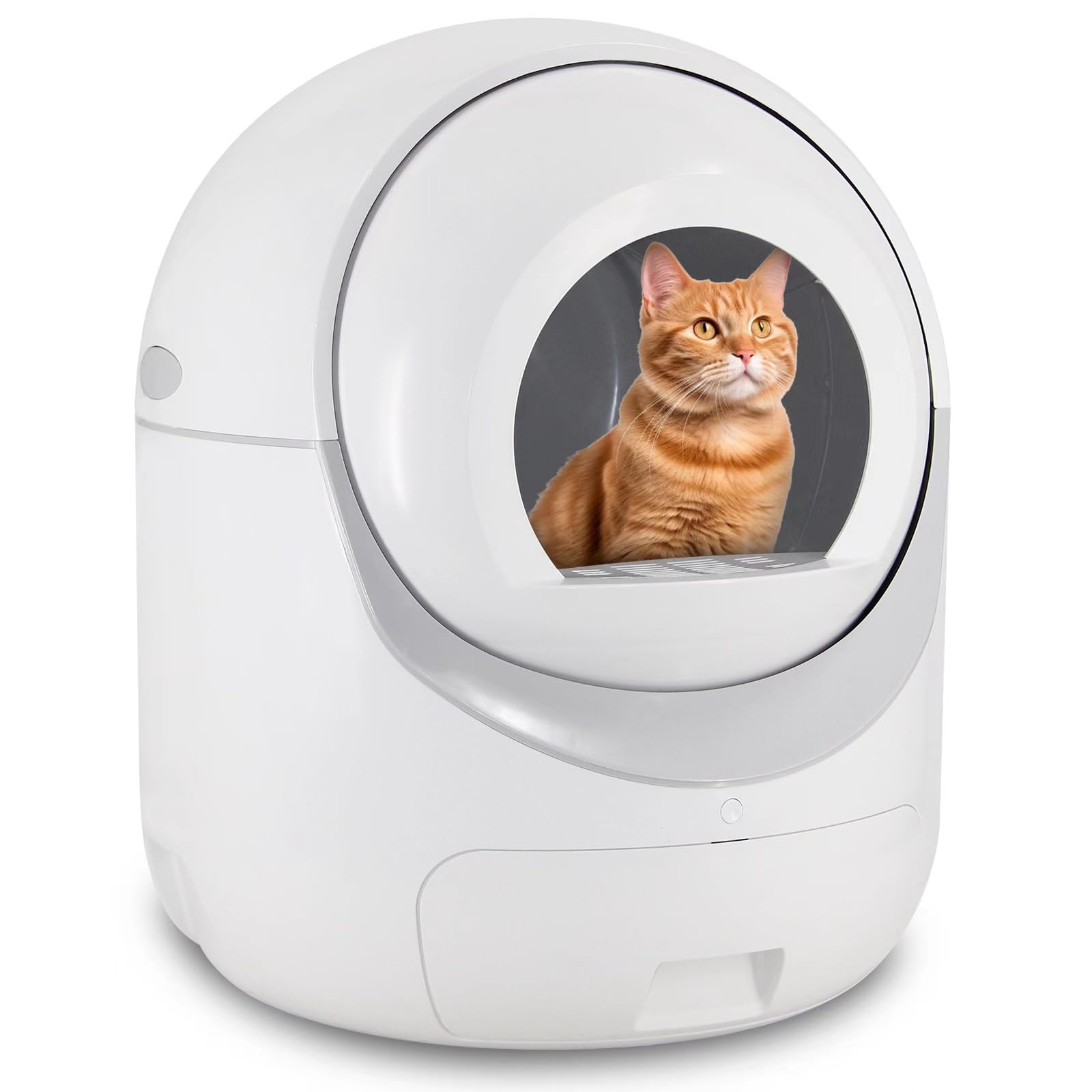 Extra Large Automatic Cat Litter Box, Self Cleaning Cat Litter Box with Smart APP Control, Odor Removal Cat Litter Box for Multiple Cats