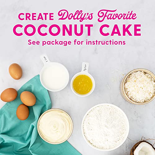 Duncan Hines Dolly Parton's Favorite Southern-Style Coconut Flavored Cake Mix 15.25 Ounce
