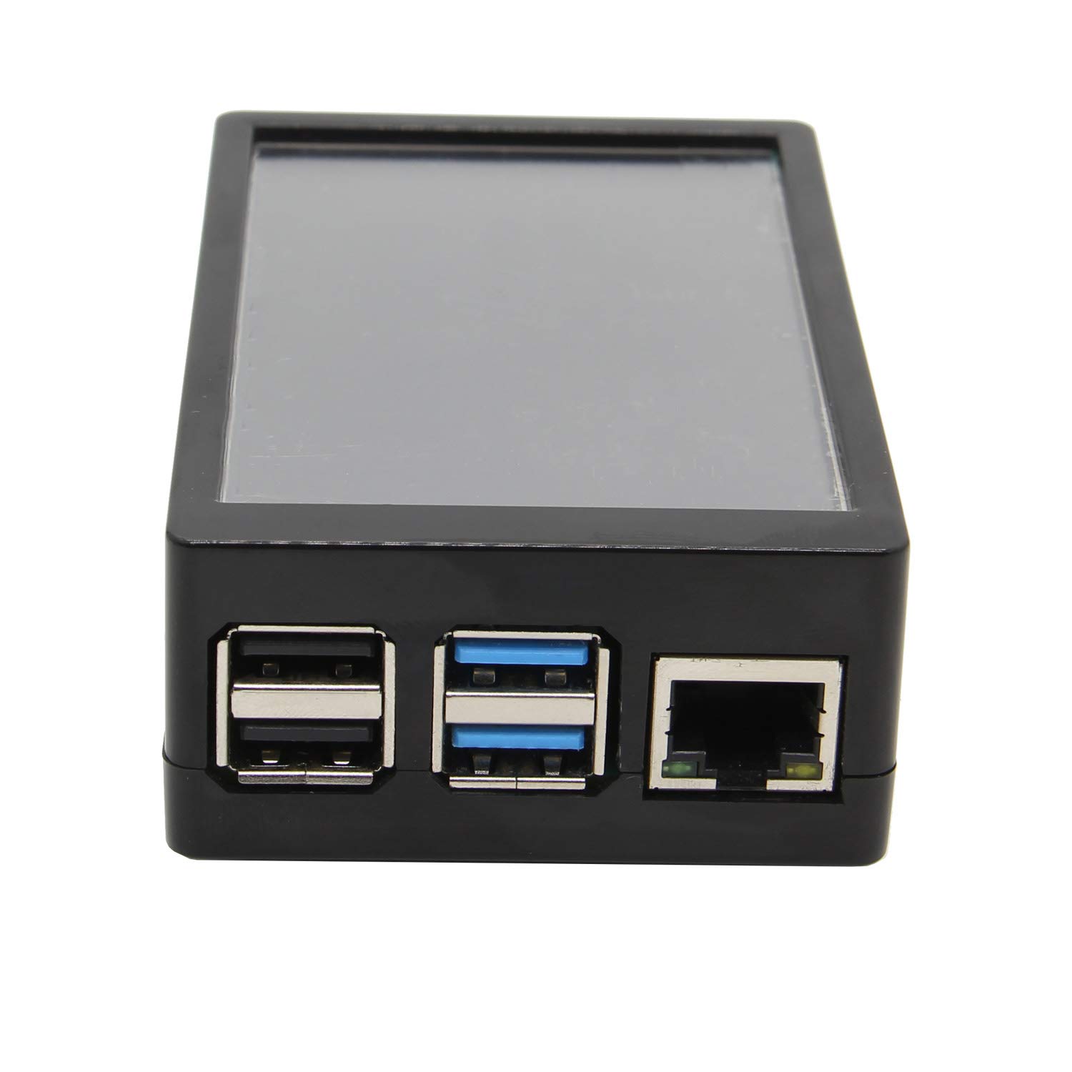 Geekworm for Raspberry Pi 4 Model B, 3.5 inch Touch Screen with ABS Case and Pi 4 Heatsinks Kit