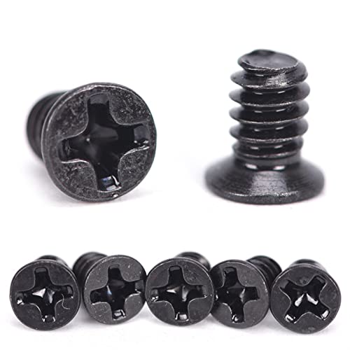 Kigauru Screw 100 PCS/lot Steel 3.5" Hard Drive HDD Tray Computer Chassis Hard Disk Black Screw