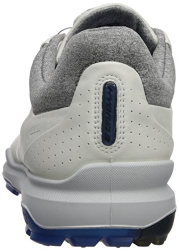 ECCO mens Biom Hybrid 3 Boa Gore-tex Golf Shoe, White/Dynasty Yak Leather, 12-12.5 US