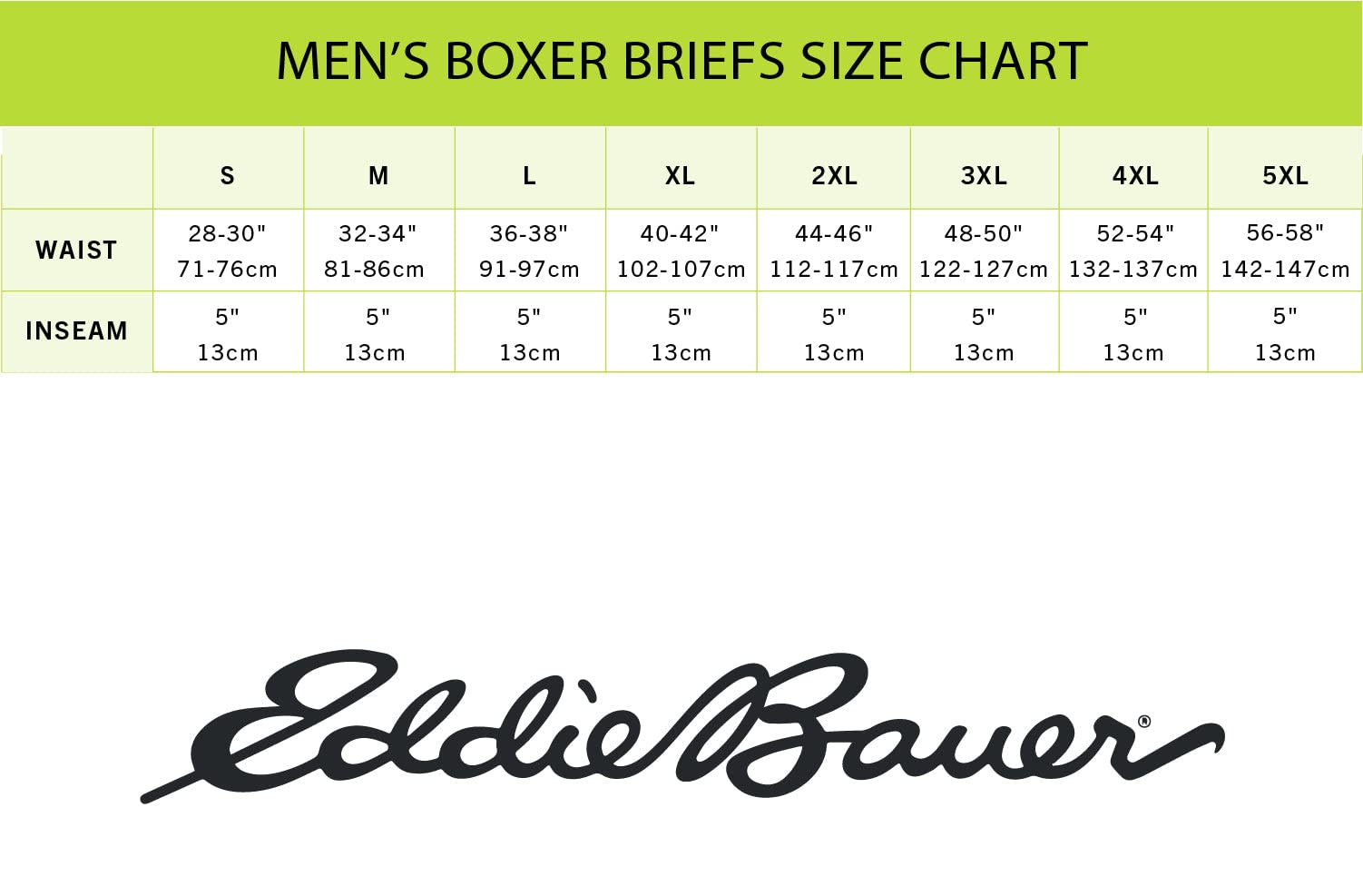 Eddie Bauer Men 5" No Fly Performance Brushed Fabric Boxer Brief Underwear (4 Pack), Black/Dust Indigo/Limeade/Dk Loden, X-Large