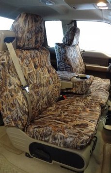 Durafit Seat Covers, FD9 SA-C, 2004-2008 Seat Covers Made for F150 XLT Super Cab Complete Front and Rear Seat Set in Custom Waterproof Savanna Camo Endura