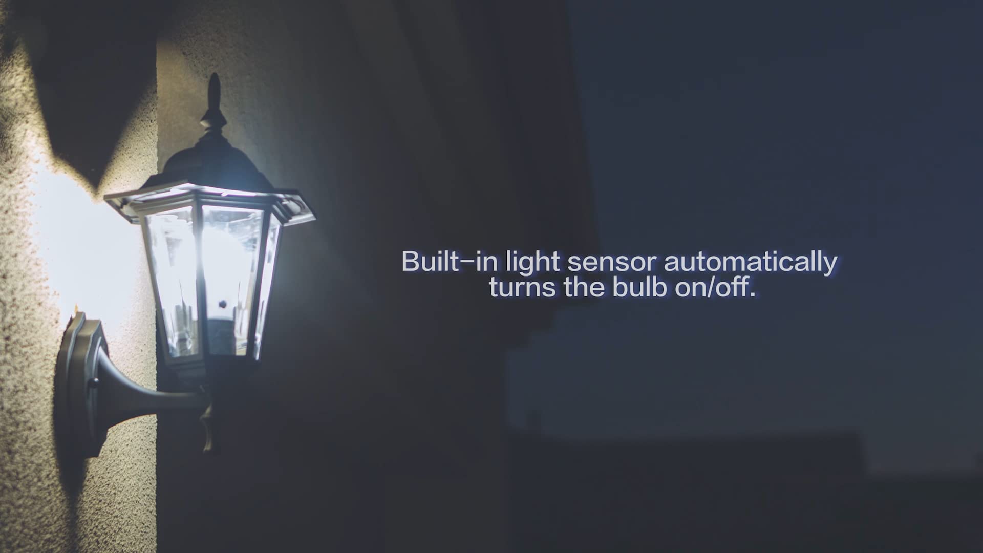 Feit Electric LED Built-in Dusk to Dawn Sensor Intellibulb - A19 with an E26 Medium Base Light Bulb - 60W equivalent - 15 Year Life - 800 Lumen - 5000K Daylight