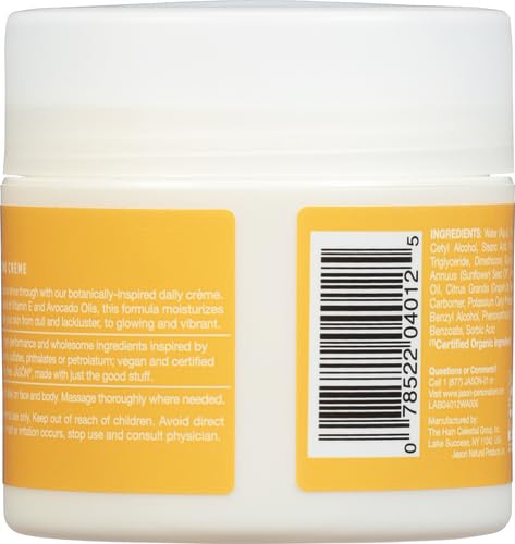 Jason Moisturizing Crème, Vitamin E 25,000 Age Renewal, 4 Oz