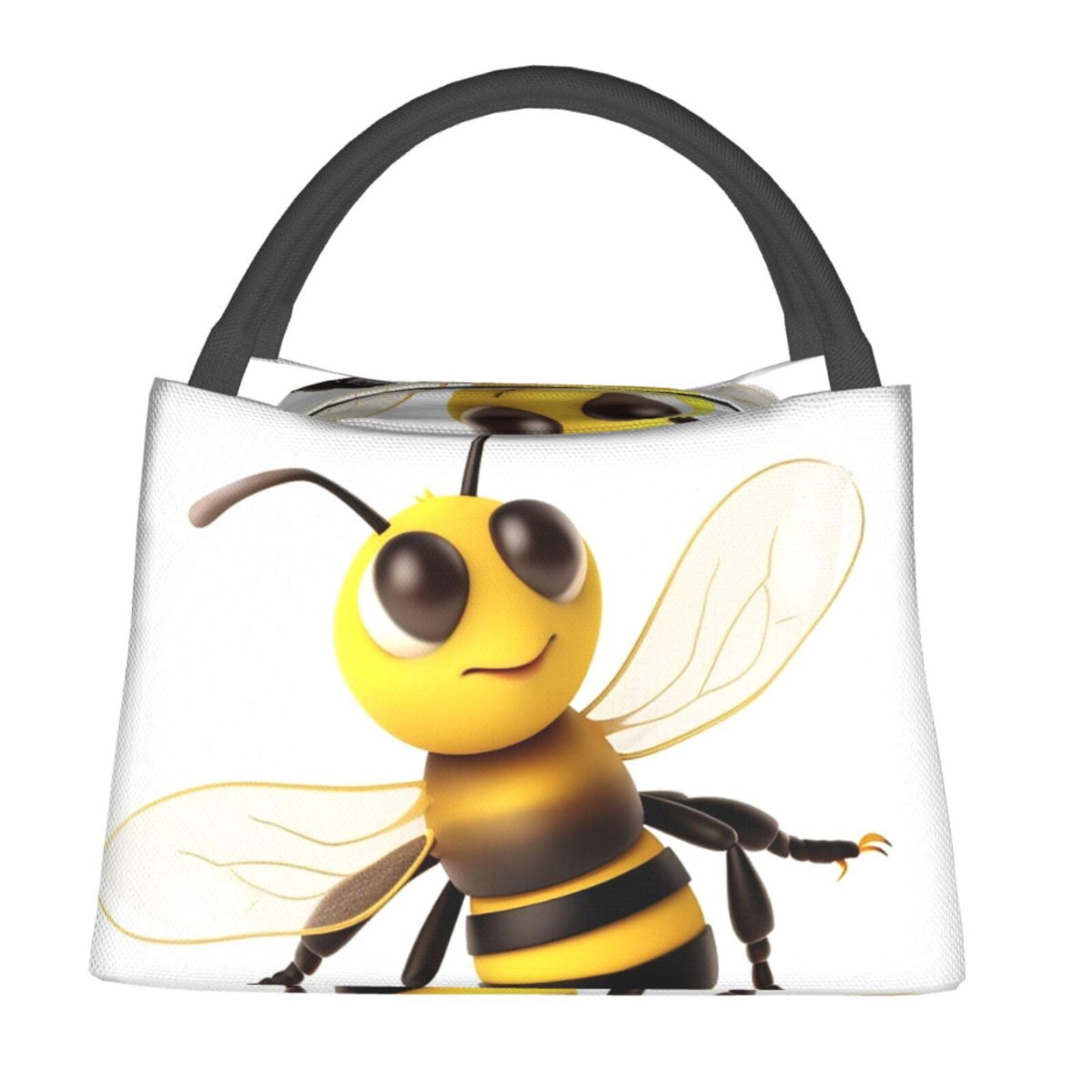EVANEM Insulated Lunch Bag Honey Bee Lunch Box for Men Women Lunchbox for Work Lunch Tote