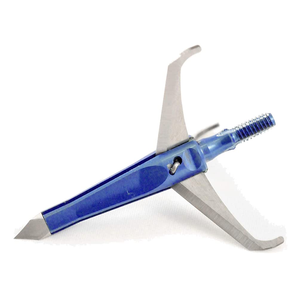 Excalibur Trailblazer 3-Blade Hunting Durable Accurate Mechanical Crossbow Arrow Broadheads with 2" Cutting Diameter - 3 Pack, 100 Grain