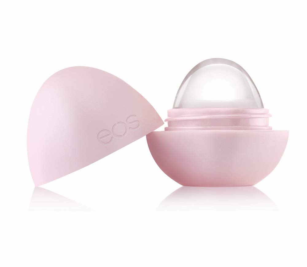 eos Crystal Lip Balm Sphere - Hibiscus Peach | 100% Wax-Free | 0.25 oz. | (Packaging May Vary)