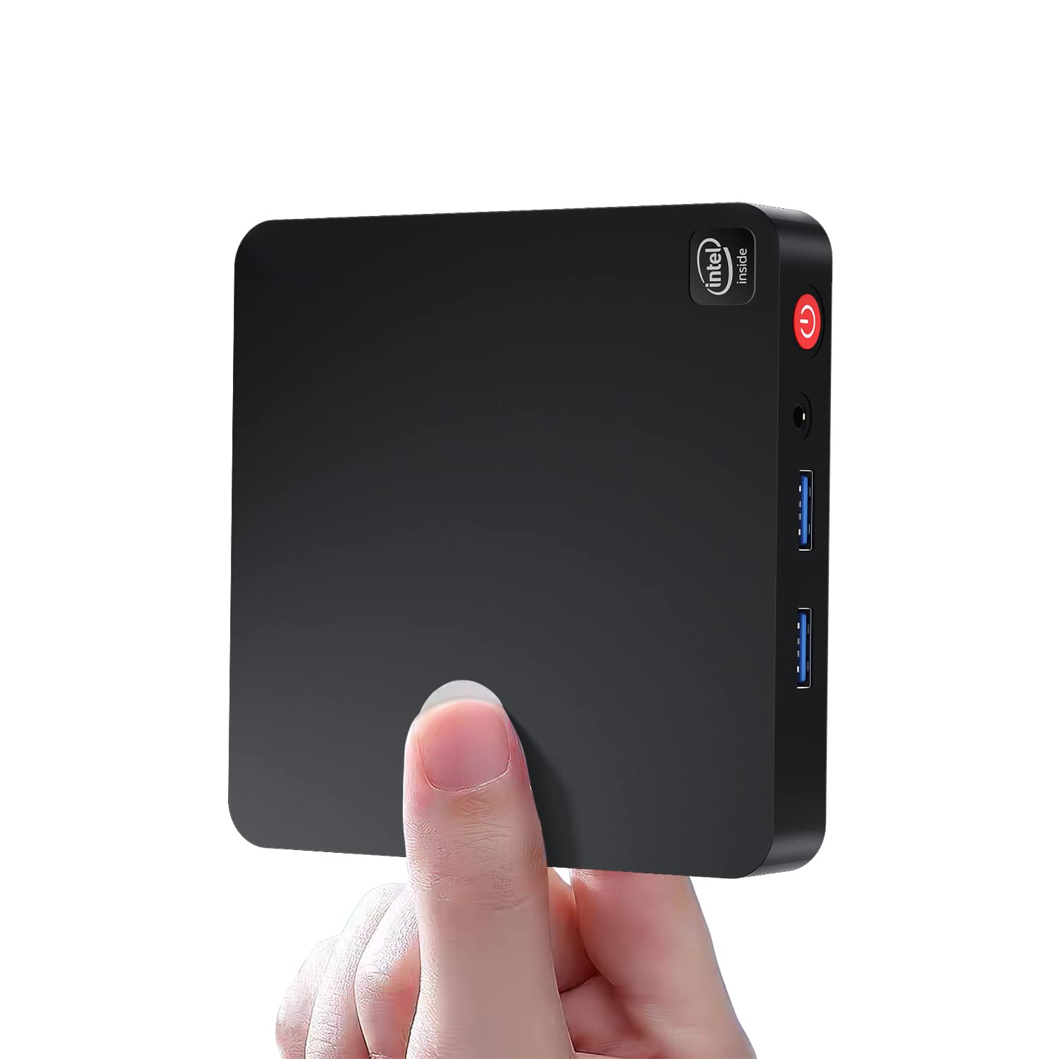 Mini PC W10 Pro Intel Celeron N3350(Up to 2.4GHz) Micro PC, Mini Desktop PC 4G LPDDR3 64GB eMMC, Micro Computer Supports 2 * 4K HDMI, 4*USB 3.0, Wi-Fi 5, BT 4.0, Business Computer