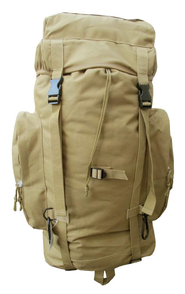 Explorer Tactical 24" Giant Hiking Camping Backpack Tan
