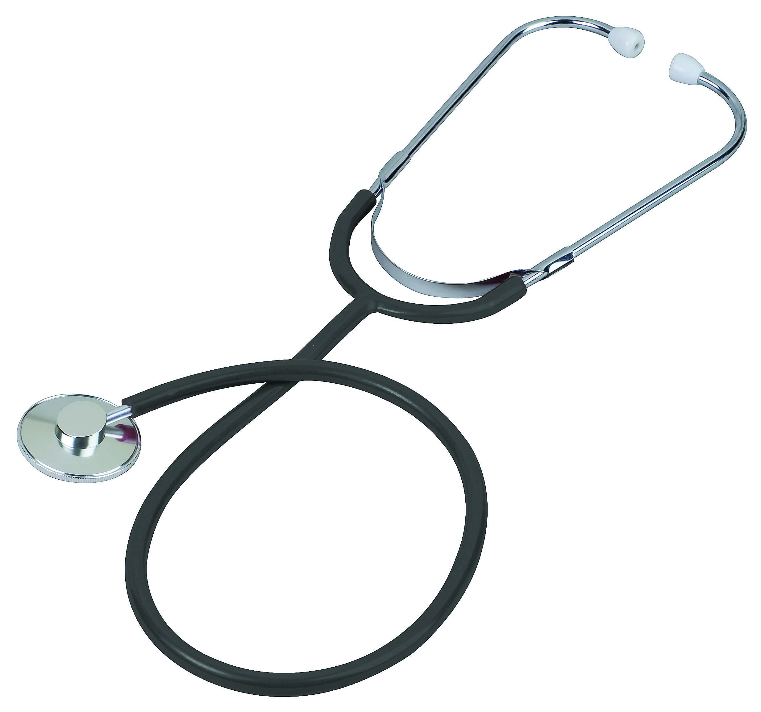 Veridian Healthcare 05-12301 Prism Series Aluminum Single Head Nurse Stethoscope, Black