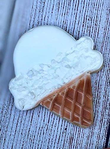 Ice Cream Cone Cookie Cutter, 4" Made in USA by Ann Clark