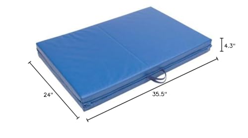 Everlast 8050 Folding Exercise Mat Blue 2x6