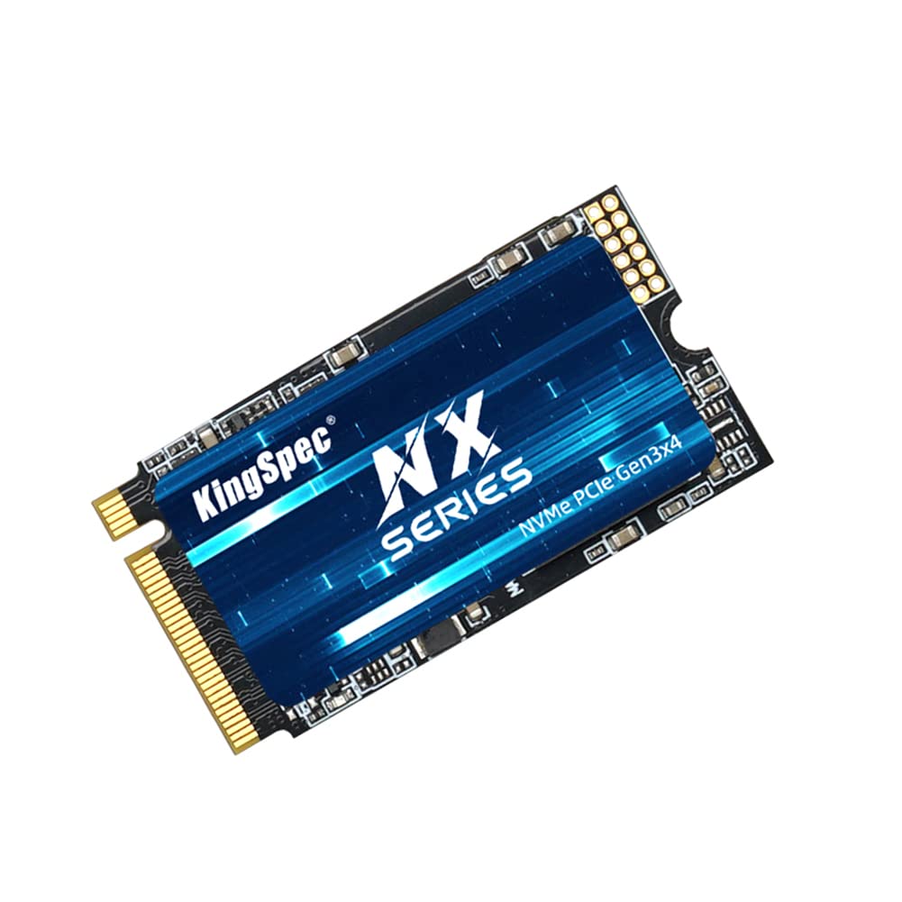 KingSpec 1TB M.2 2242 NVMe SSD - Read Speed up to 3500 MB/s, M.2 PCIe 3.0x4 SSD 3D NAND Flash, Compatible with PC/Desktop/Laptop (2242, 1TB)