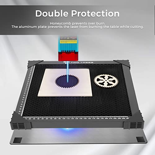 Twotrees Honeycomb Laser Bed 500x500mm Honeycomb Board 19x19 in Honeycomb Working Table for Laser Cutter Engraver (19.68β x19.68β)