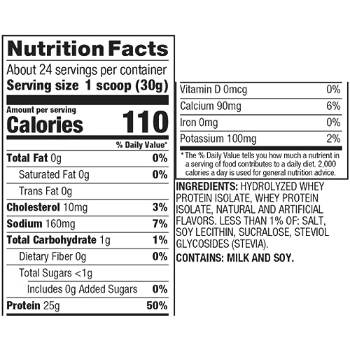 Dymatize ISO 100 Hydrolyzed Whey Protein Isolate - Gourmet Chocolate 1.6 lbs