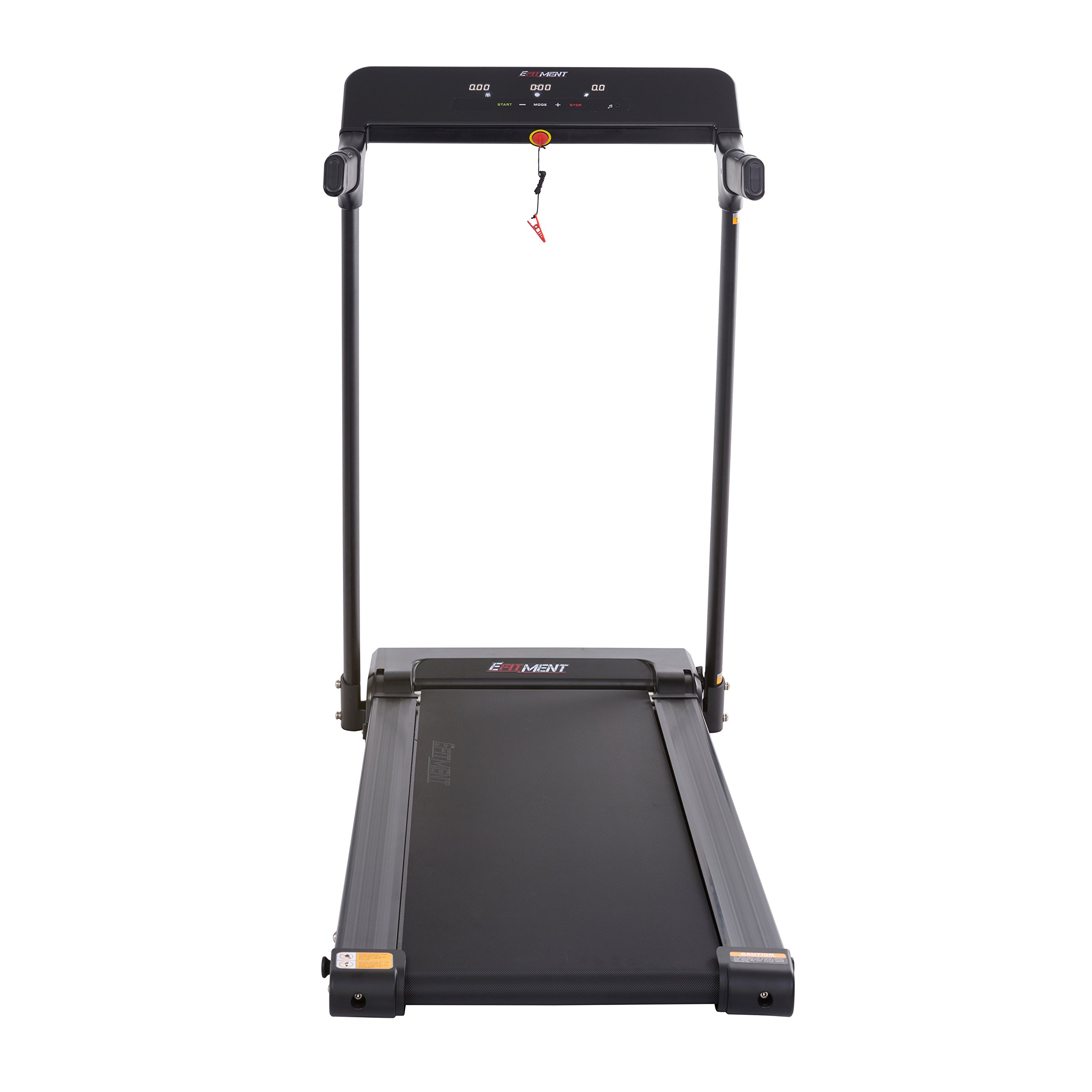 EFITMENT Slimline Motorized Treadmill with Bluetooth, Folding and Incline for Running (Slimline)