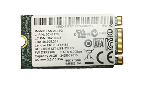eDrive 24GB M.2 NGFF 2242 (42mm) SSD for Lenovo Laptop/PC Compatible FRU 45N8471 04Y2185