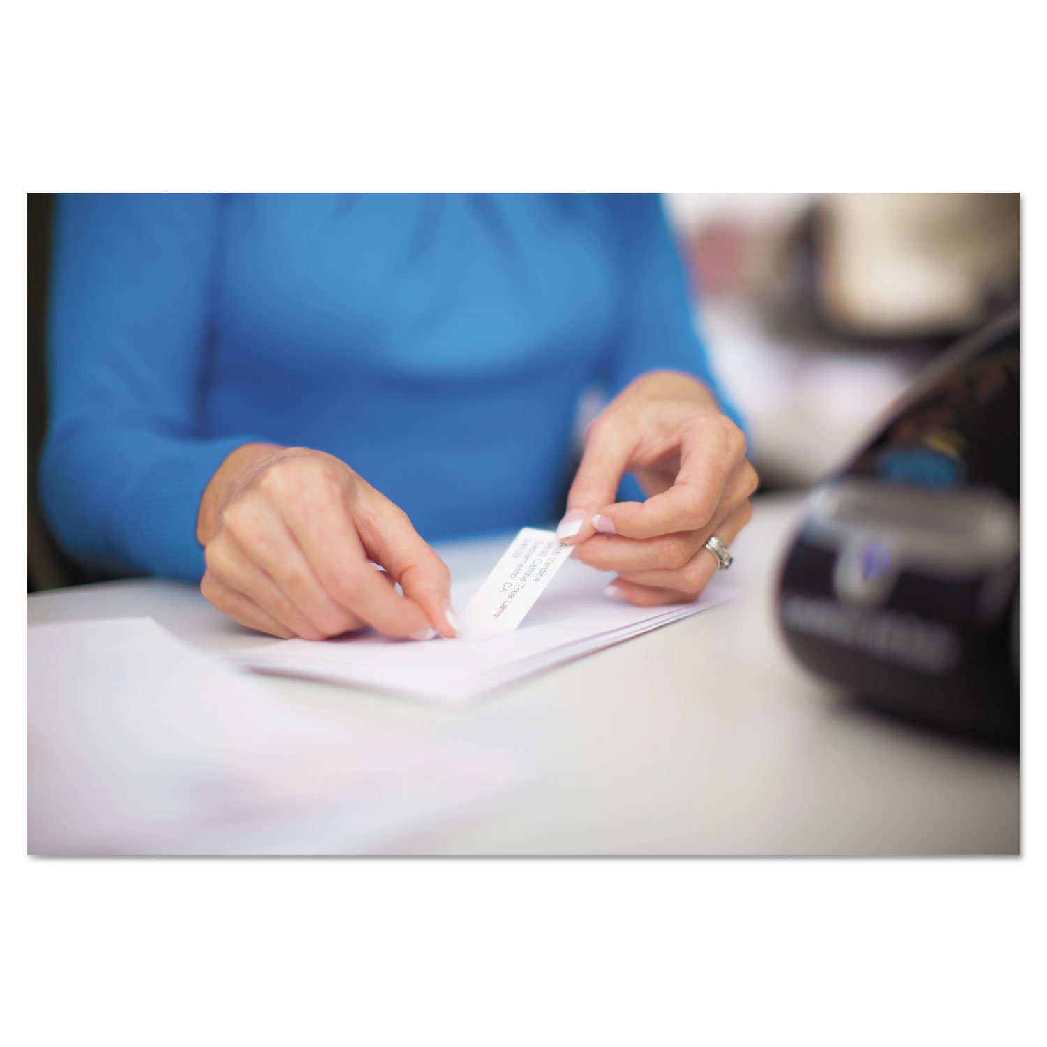 DYMO LabelWriter 550 Turbo Direct Thermal Label Printer, Black - USB and LAN Connectivity - up to 90 Labels Per Minute, 300 dpi, Auto Label Recognition, Monochrome Label Maker - BROAG
