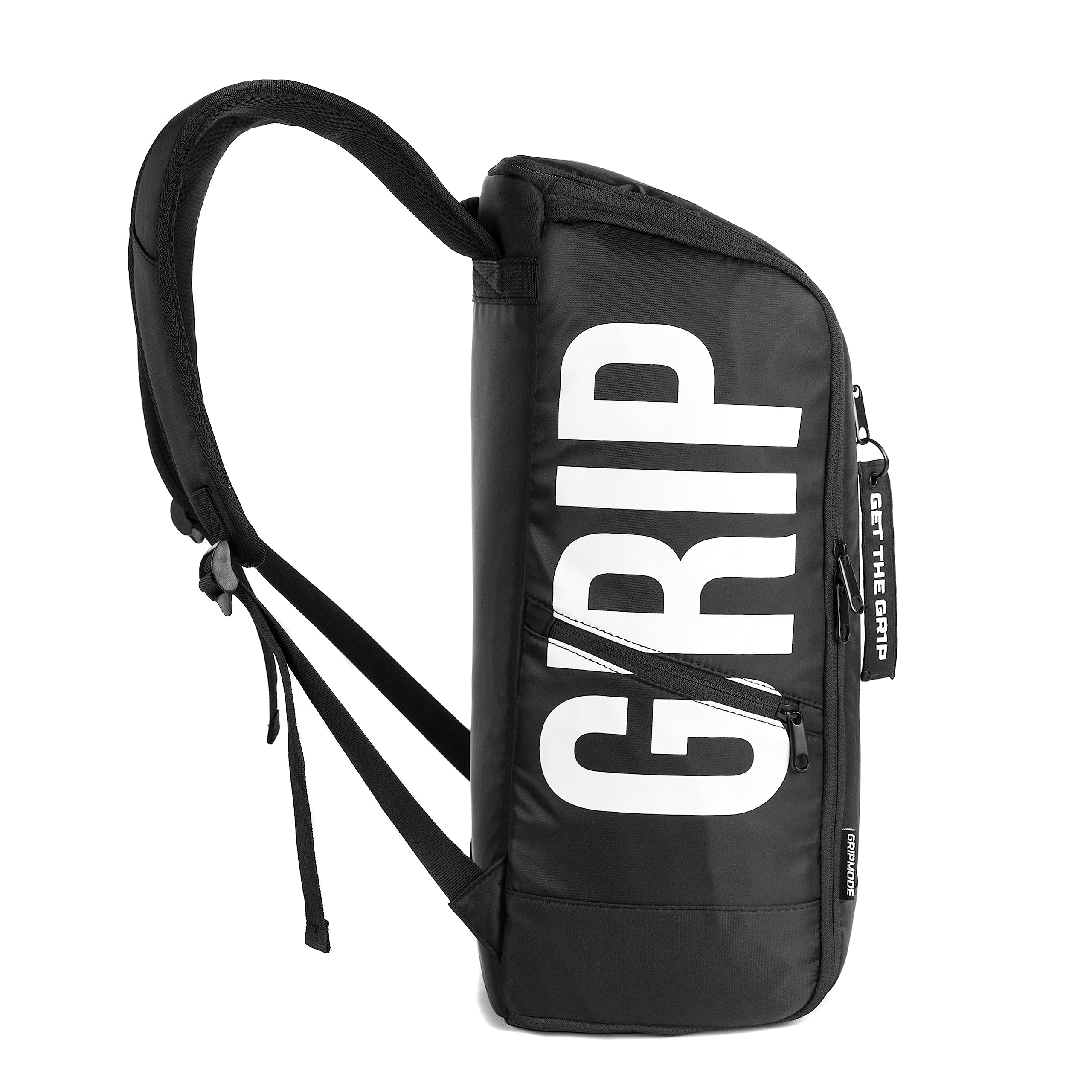 GRIPMODE travel backpack with laptop compartment black - backpack with two adjustable and removable interior walls - 27 l capacity sports backpack for ladies and men