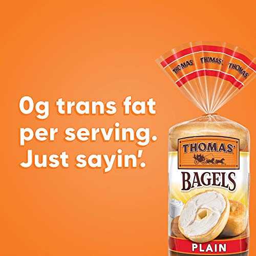 Each package of 6 Thomas' Plain Bagels are classically delicious. Great on their own, or with sandwiches and sweet snacks.