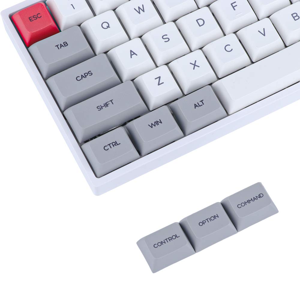 EPOMAKER SK66 60% Keys Wired Gateron Optical Mechanical Gaming Keyboard with RGB Backlight and PBT Heat Sublimation Keycaps (Gateron Optical Brown, Grey White)