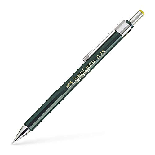 Faber-Castell TK-Fine-9713 Mechanical Pencils Wallet of 3-0.35, 0.5, 0.7mm