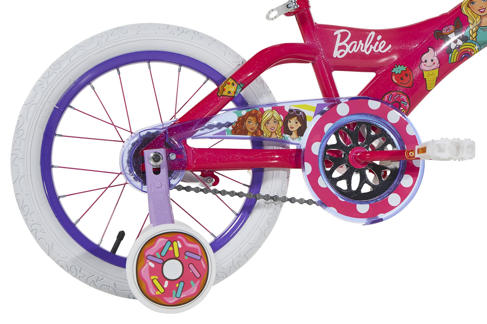 Dynacraft Barbie Sweets 16" Kids Bike - Sweet Design, Sturdy Build, Easy Assembly - Ideal for Young Riders Learning to Ride