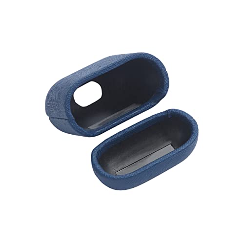 THEIMPRINT Saffiano Vegan Leather AirPods Case Cover Gen 1/2 - Compatible with Apple AirPods 1st & 2nd Generation Charging Case, Black Colour