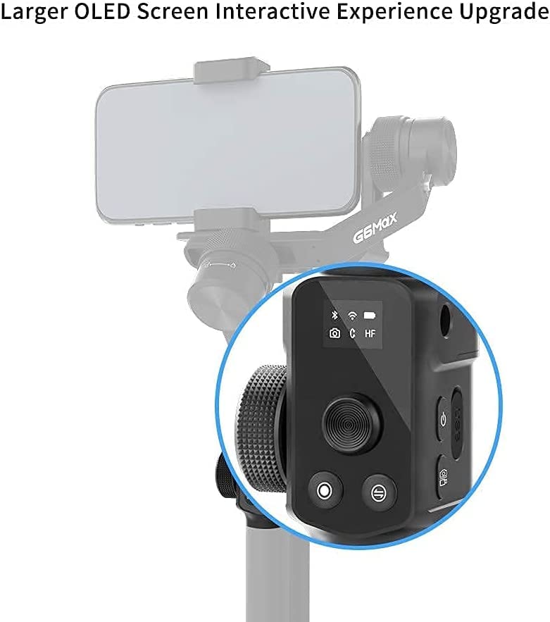 FeiyuTech G6 Max + Handle Grip Combo [Official] 3-Axis Camera Gimbal Stabilizer for Small Mirrorless/Pocket/Action Camera/Smartphone,200D M50 for SY ZV1 a6500 GH4 gopro/iPhone 14 13
