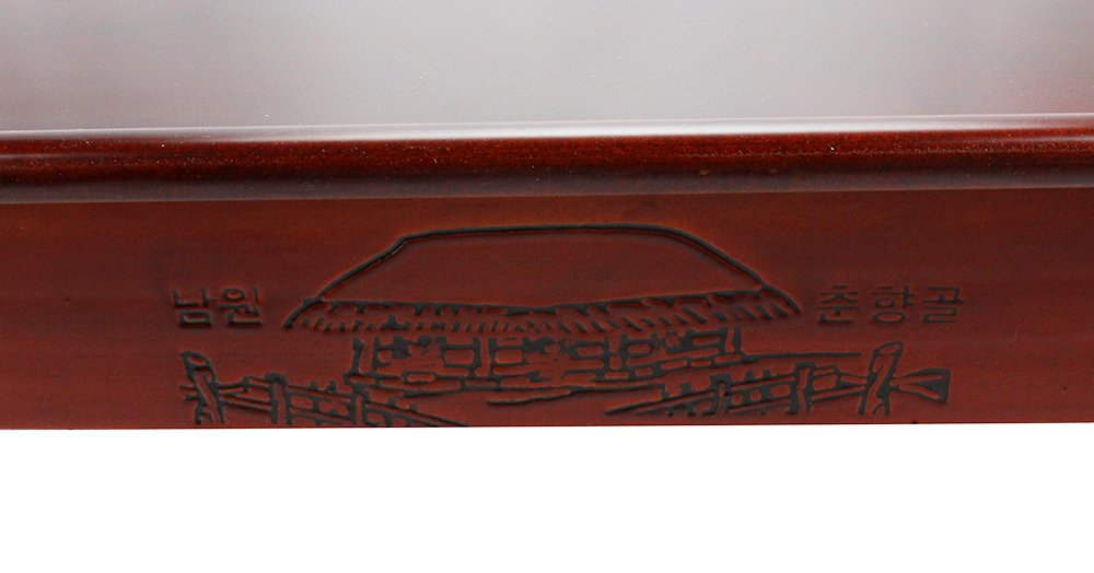 Excelife 86150 Multi Folding Wooden Korean Tea Table M Size, Medium , Brown