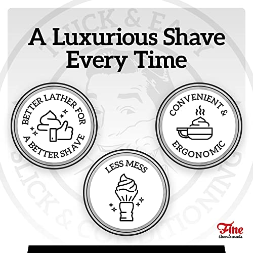 Fine Mr Lather Bowl, Gentleman's Ceramic Shaving Cream Bowl, Aerating Ribbed Texture, Brush Holder, Wall Mount Hole, Dark Bowl for Visual Contrast, Premium Stoneware Construction (Red)