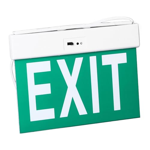 Transparent Acrylic LED Emergency Exit Sign Striking Design for Indoor Use AC85 265V