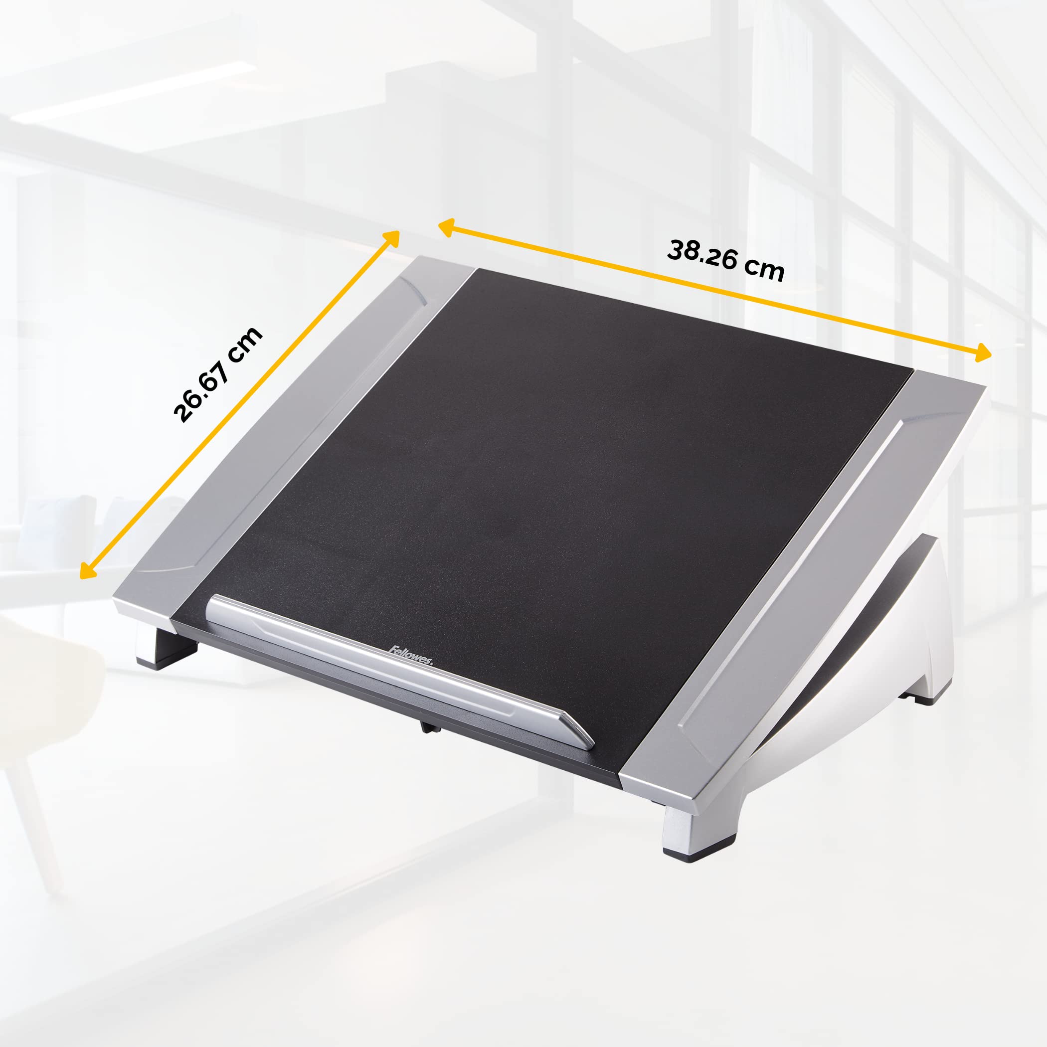 Fellowes® Office Suites Notebook Computer Stand, Black/Silver