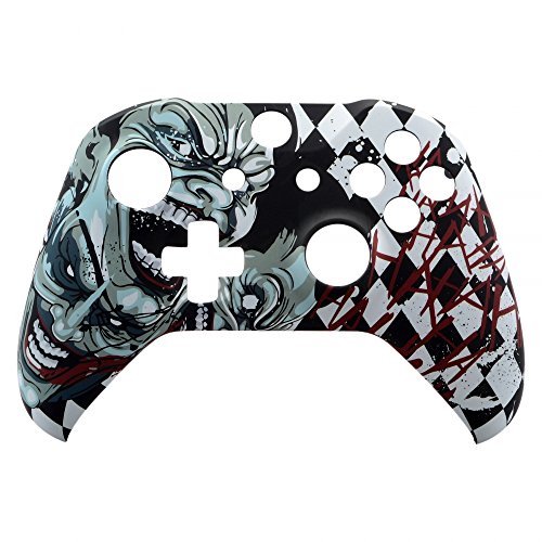 eXtremeRate Clown Patterned Front Housing Shell Faceplate for Xbox One S & Xbox One X Controller Model 1708 - Controller NOT Included