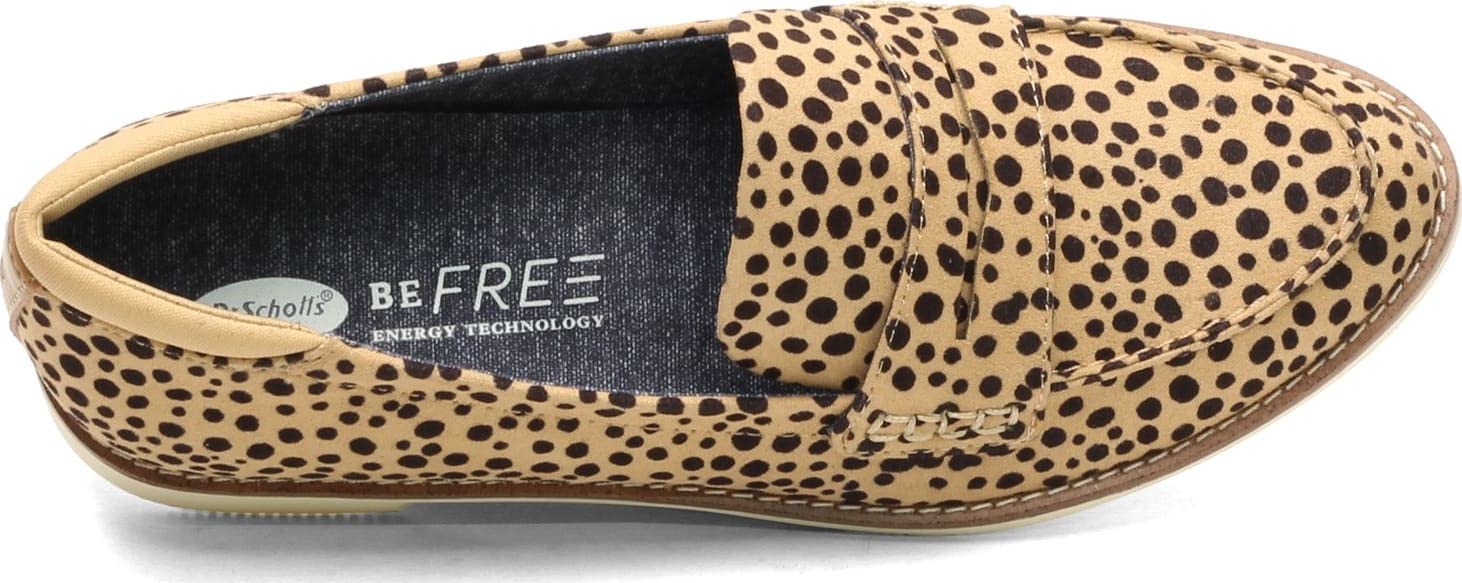 Dr. Scholl's Shoes Women's Cypress Loafer, Tan Black, 8.5