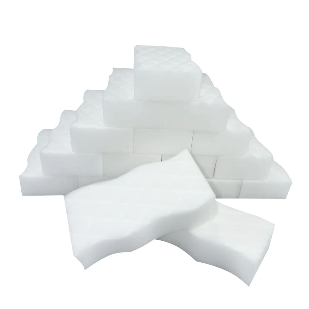 Dr.WOW Magic Cleaning Eraser,12 Pack 4X Stronger Magic Cleaning Pads-Universal Cleaner for Melamine Foam Sponges,Car,Shoes,Dishes Bathtub Furniture