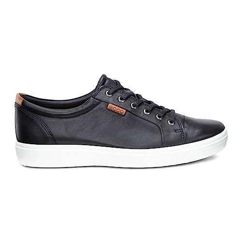 ECCO Men's Soft 7 Sneaker, Black, 11-11.5
