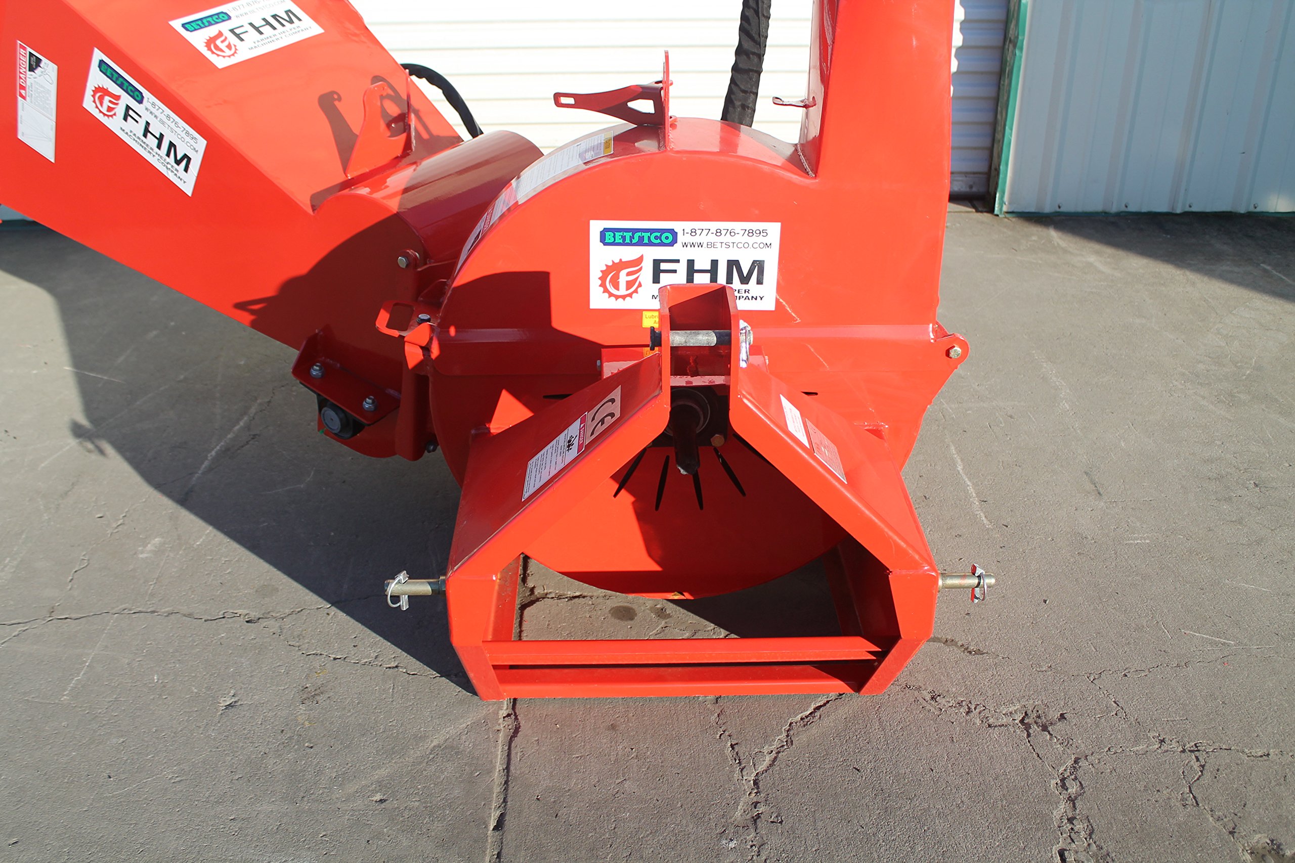 Farmer Helper Wood Chipper 6" Dia. Hydraulc Feed Cat.I&II 3pt 35HP+ Rated (BX62) Requires a Tractor. Not a standalone Unit.