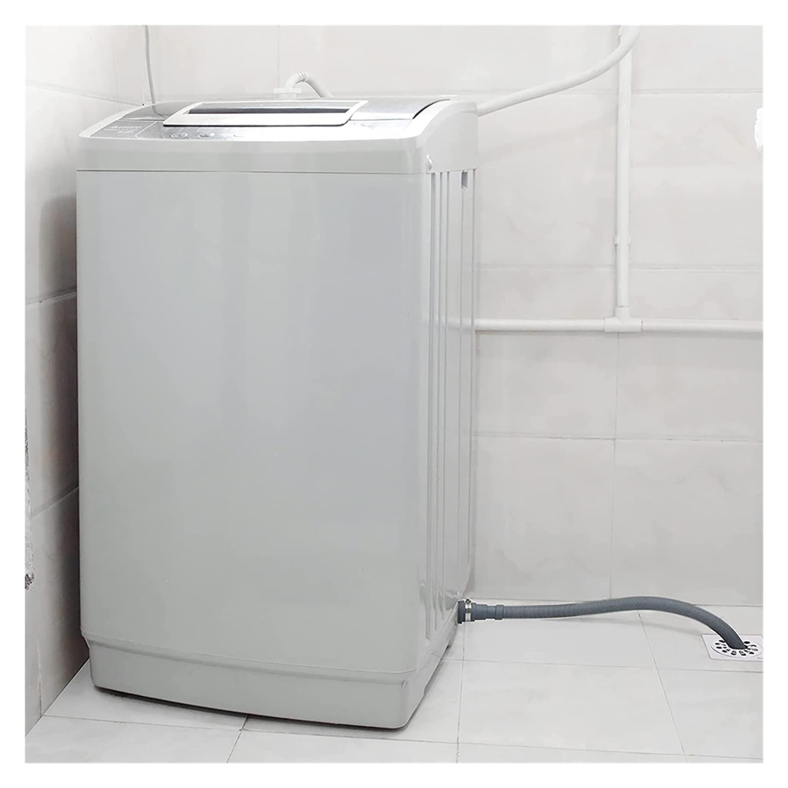 Drain Hose Extension Set Universal Washing Machine Hose 6.5Ft, Include Drain Hoses Hose Clamps
