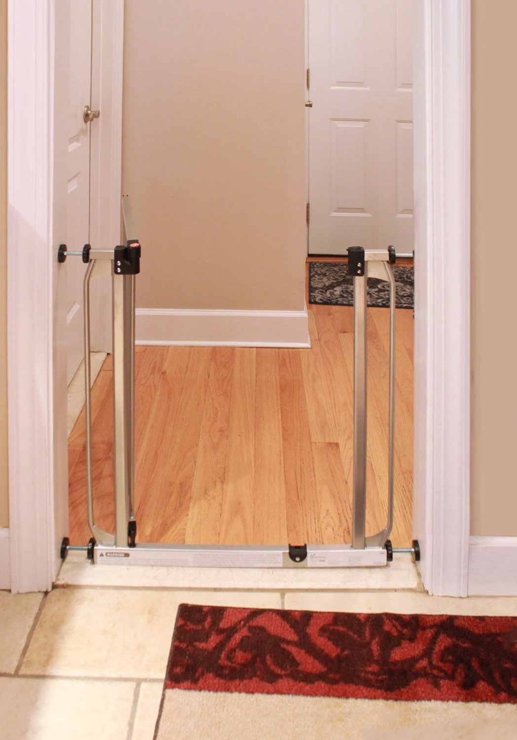 Dreambaby Dawson Auto-Close Security Gate w/Stay Open Feature, Silver (28-32in)