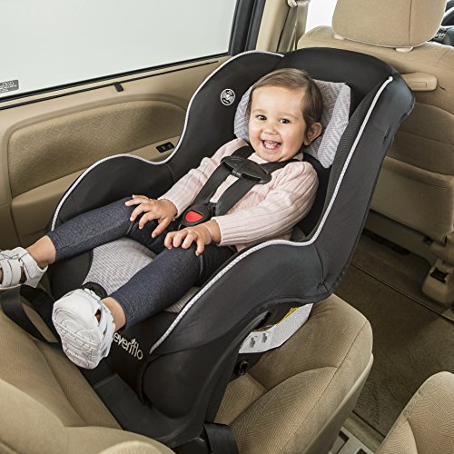 Evenflo Tribute LX 2-in-1 Lightweight Convertible Car Seat, Travel Friendly (Neptune Blue)