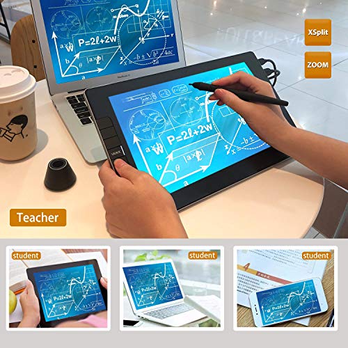 VEIKK VK1200 Drawing Tablet with Screen, 11.6 Inch Full-Laminated Graphic Drawing Monitor, with Battery-Free Pen and Tilt Function, 6 Customized Keys(Must be Connected to a Computer to Work)