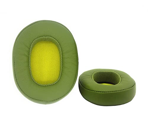 VEKEFF Replacement Ear Pads for Skullcandy Crusher Wireless Crusher Evo Crusher ANC Hesh 3 Headphones, Ear Cups Repair Parts (Green)
